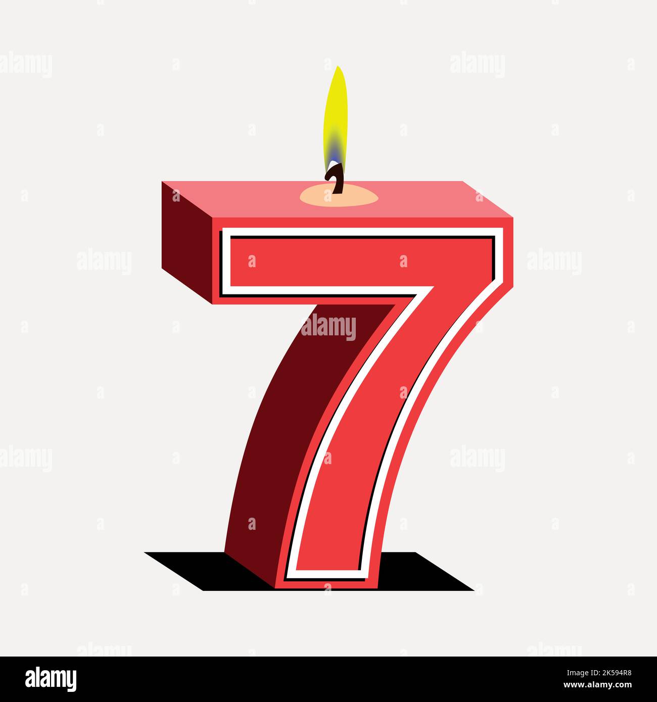 Birthday Candle Clip Art Numbers