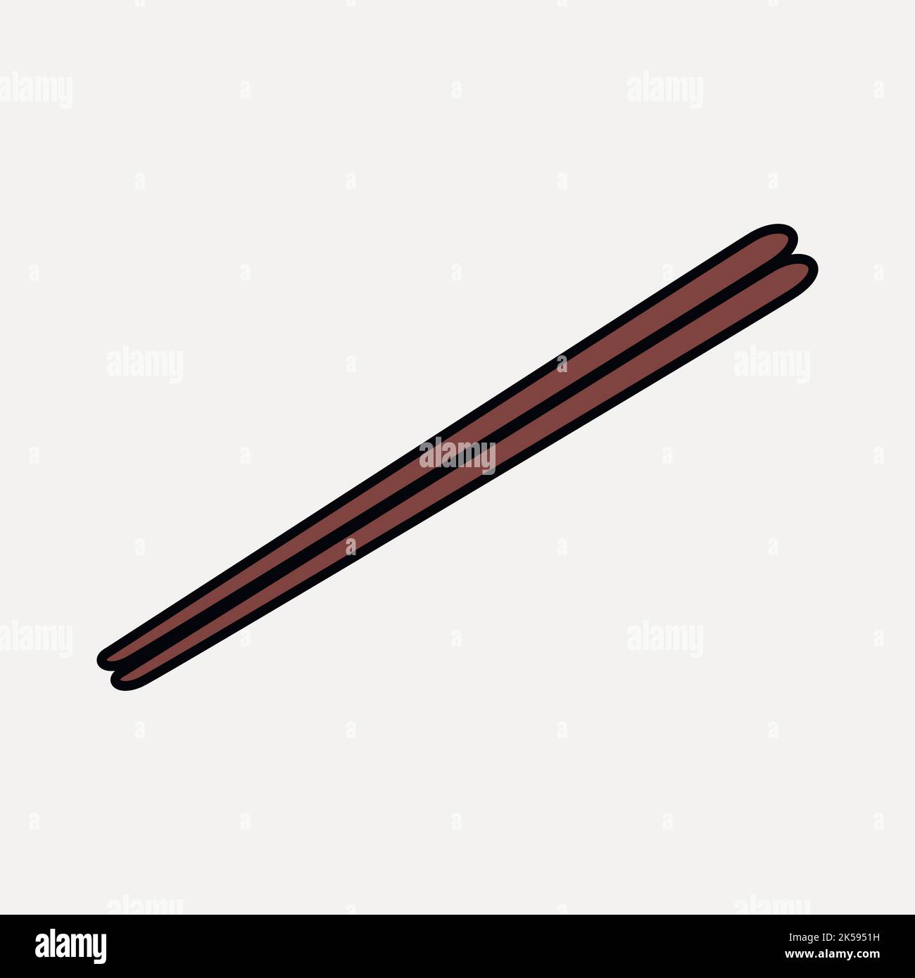 Chopsticks clipart, utensil illustration vector Stock Vector Image ...