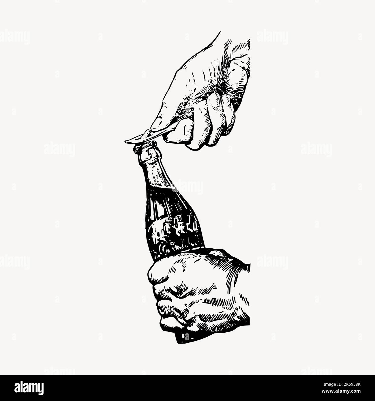 Vintage beverage illustration ve hi-res stock photography and images ...