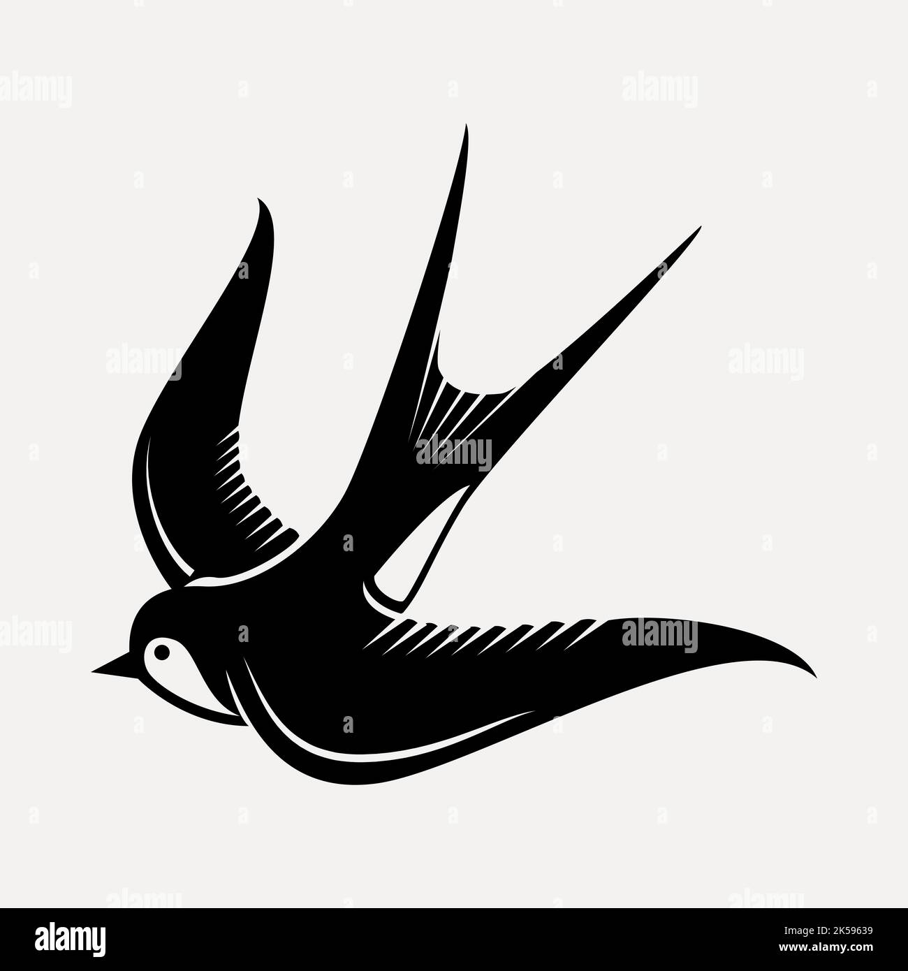 Swallow bird clipart hi-res stock photography and images - Alamy
