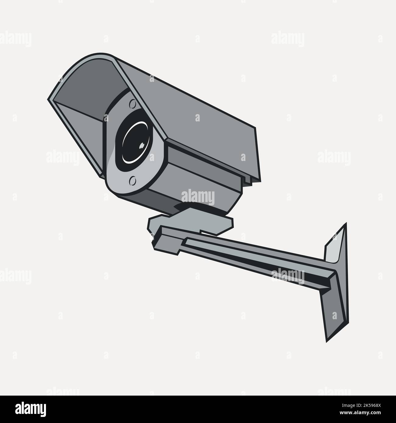 CCTV camera clipart, security object illustration vector Stock Vector ...