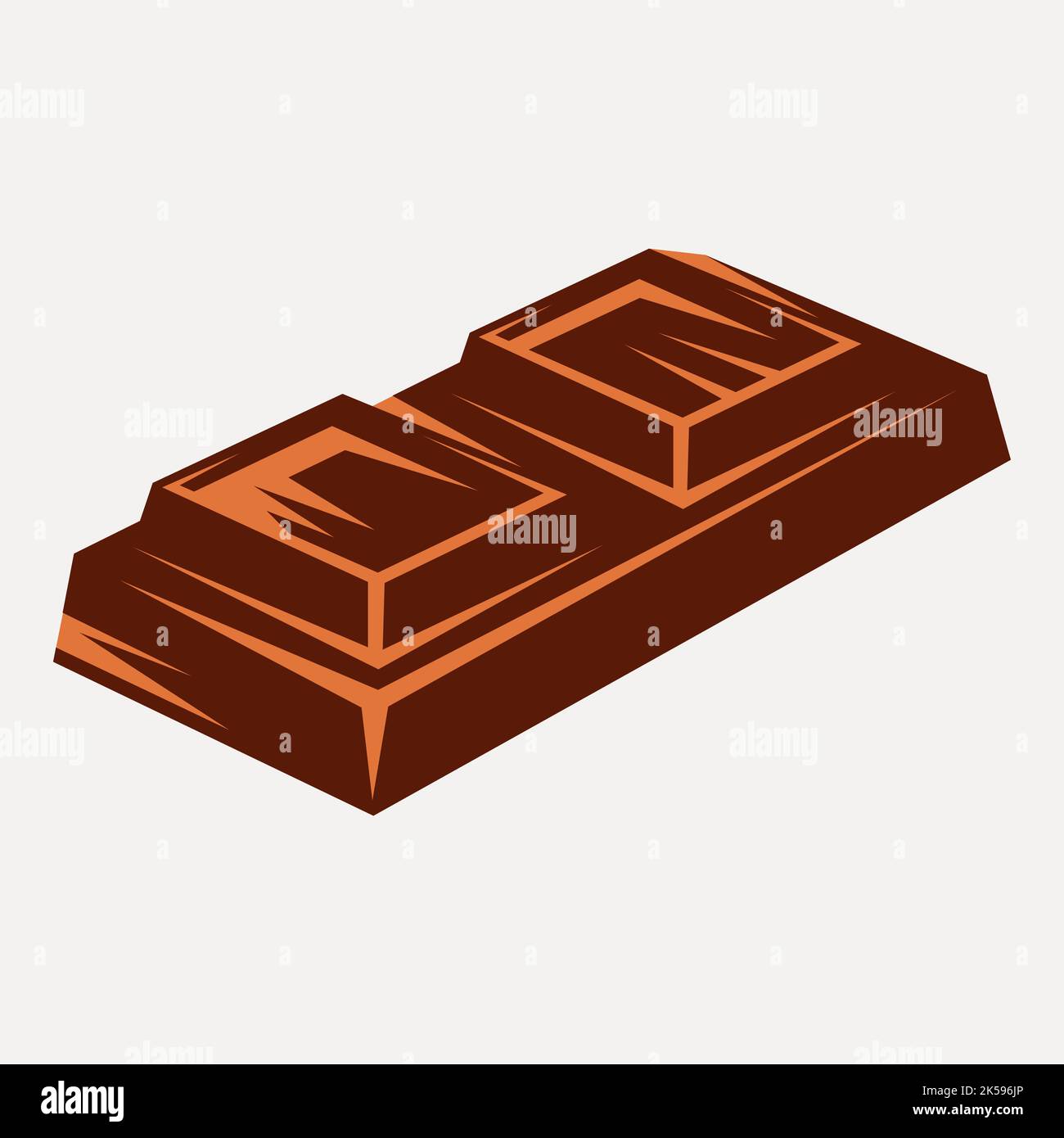 Chocolate bar clipart, dessert illustration vector Stock Vector Image ...