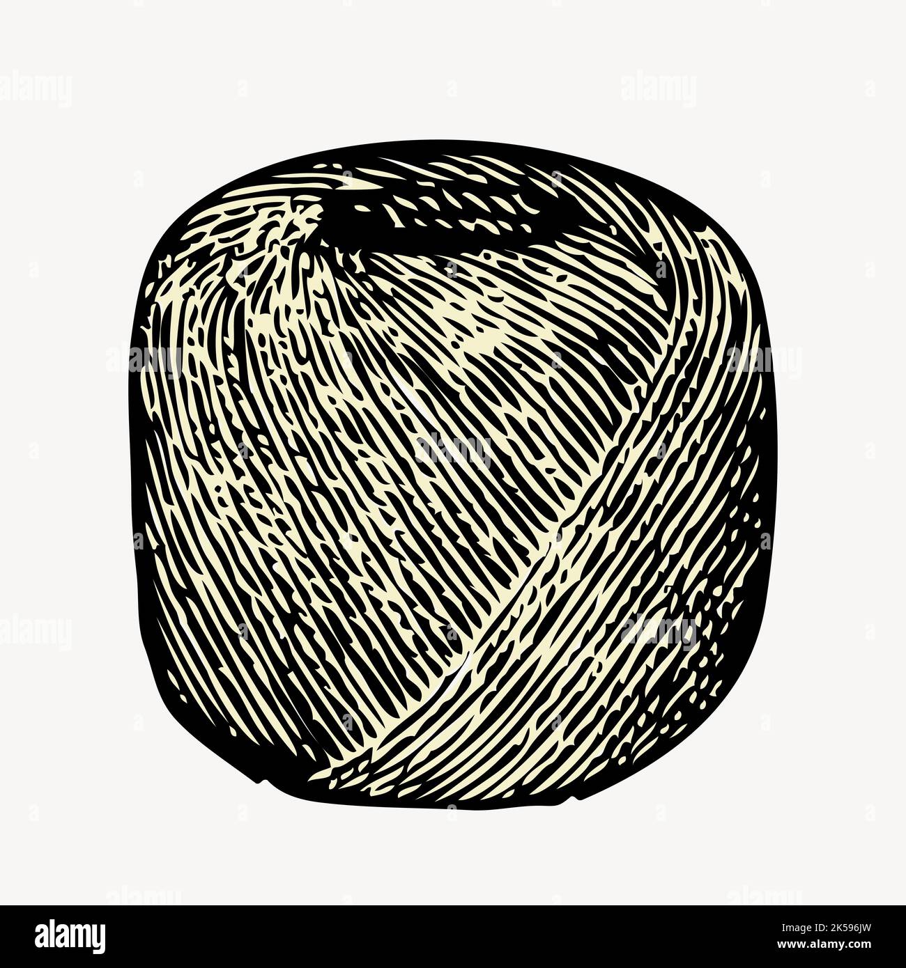 Twine ball clipart, vintage object illustration vector Stock Vector ...