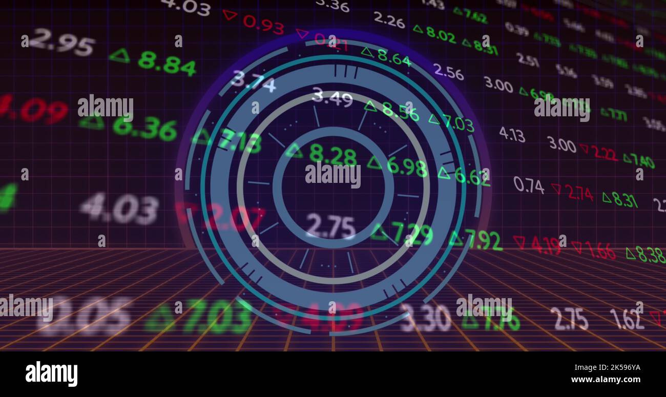 Scope scanning over stock market hi-res stock photography and images ...