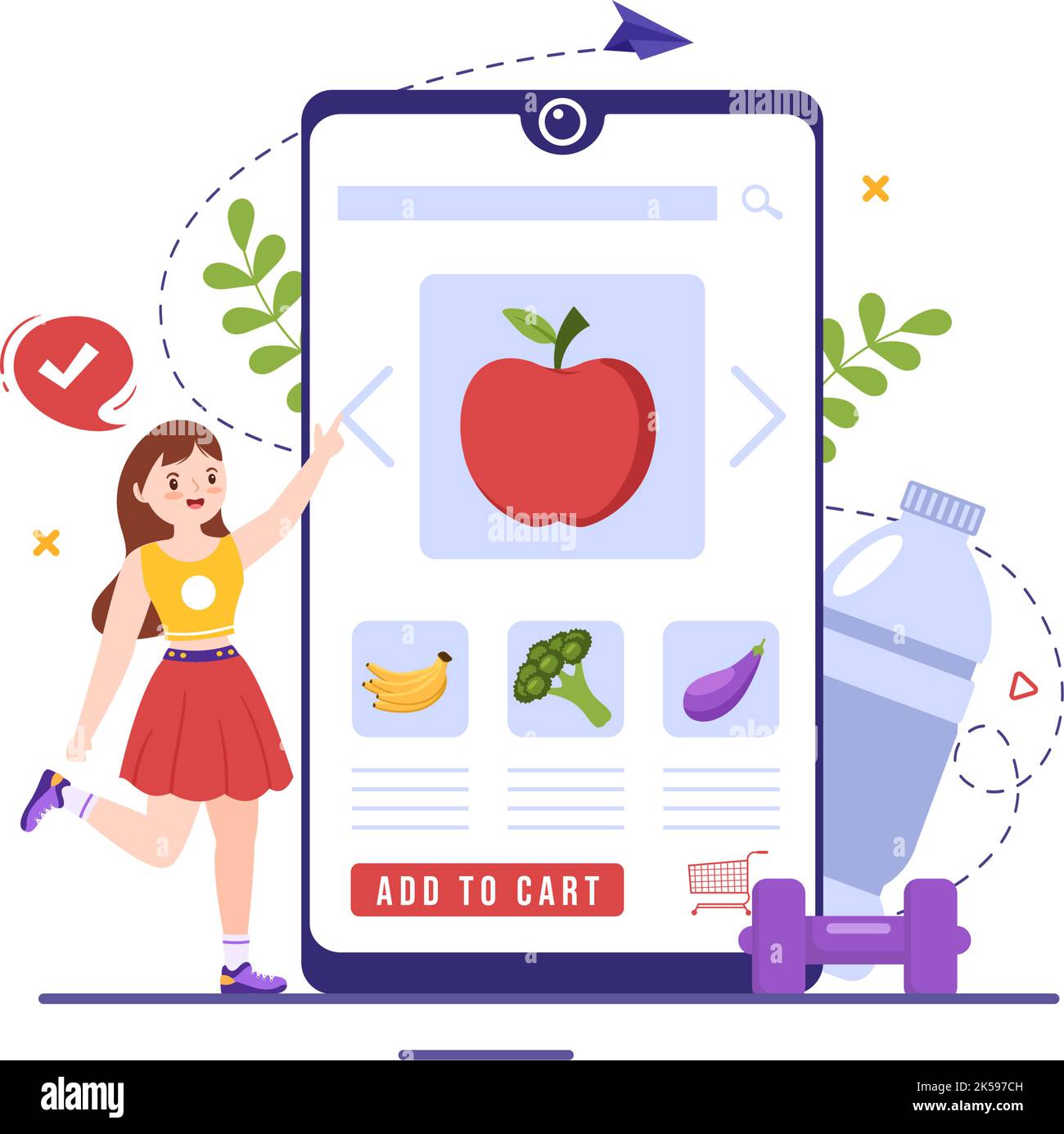 Diet supplement store Stock Vector Images - Alamy