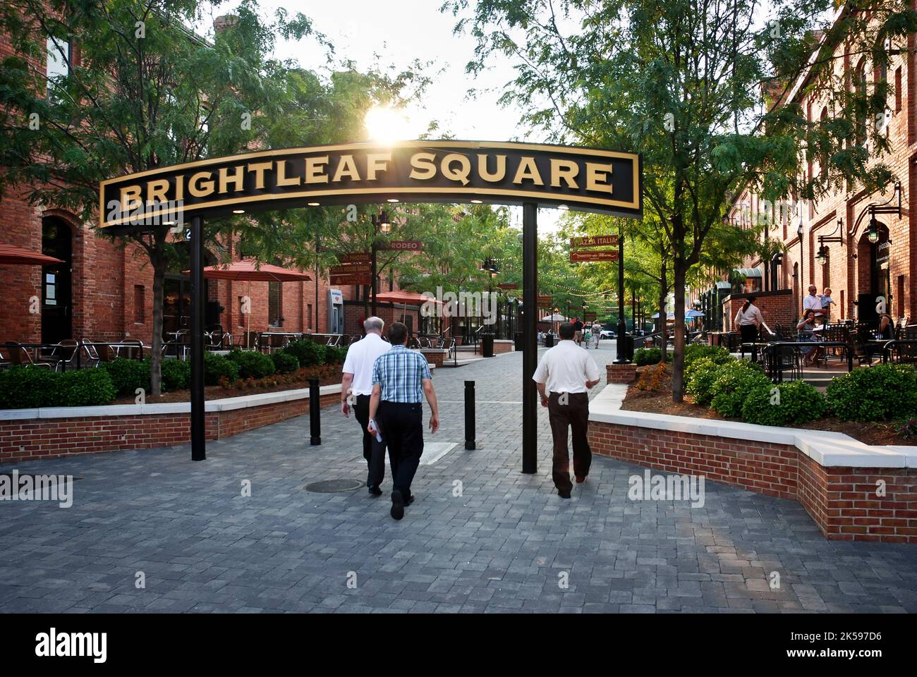Brightleaf Square shopping and restaurants area on the site of former ...