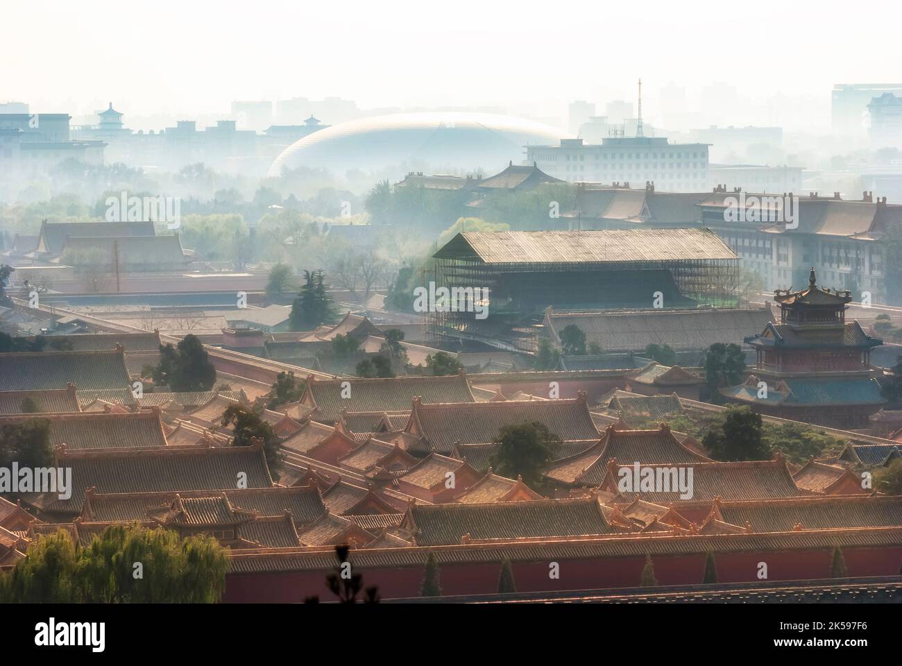 Roofs of Forbidden City, Beijing Stock Photo - Alamy