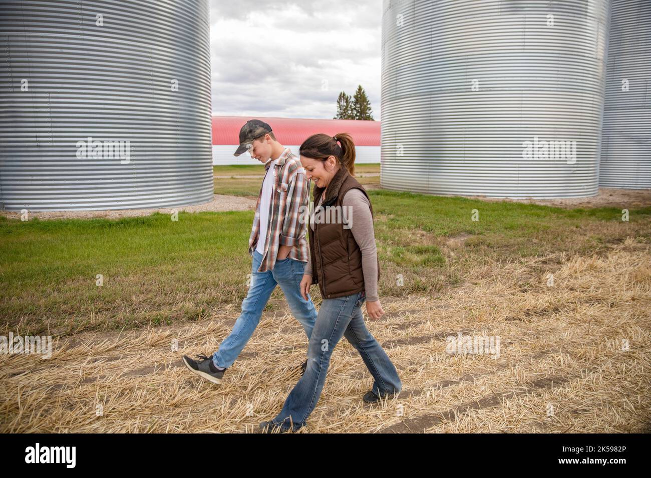 Coworker walking hi-res stock photography and images - Alamy