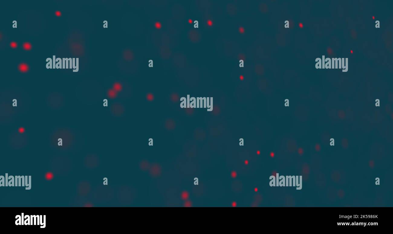 Illustration of red dots against blue background, copy space Stock ...