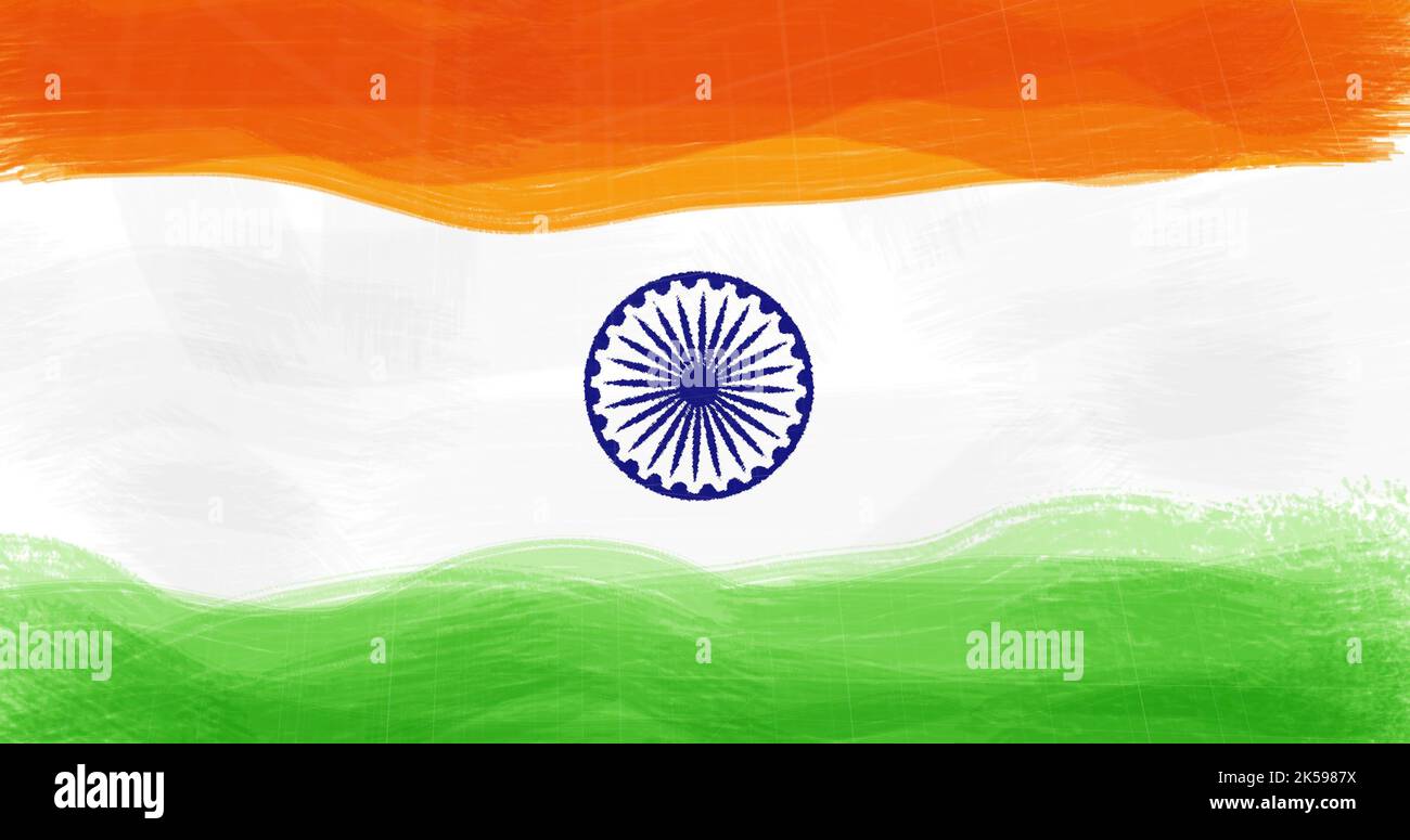 National flag of the india hi-res stock photography and images - Alamy