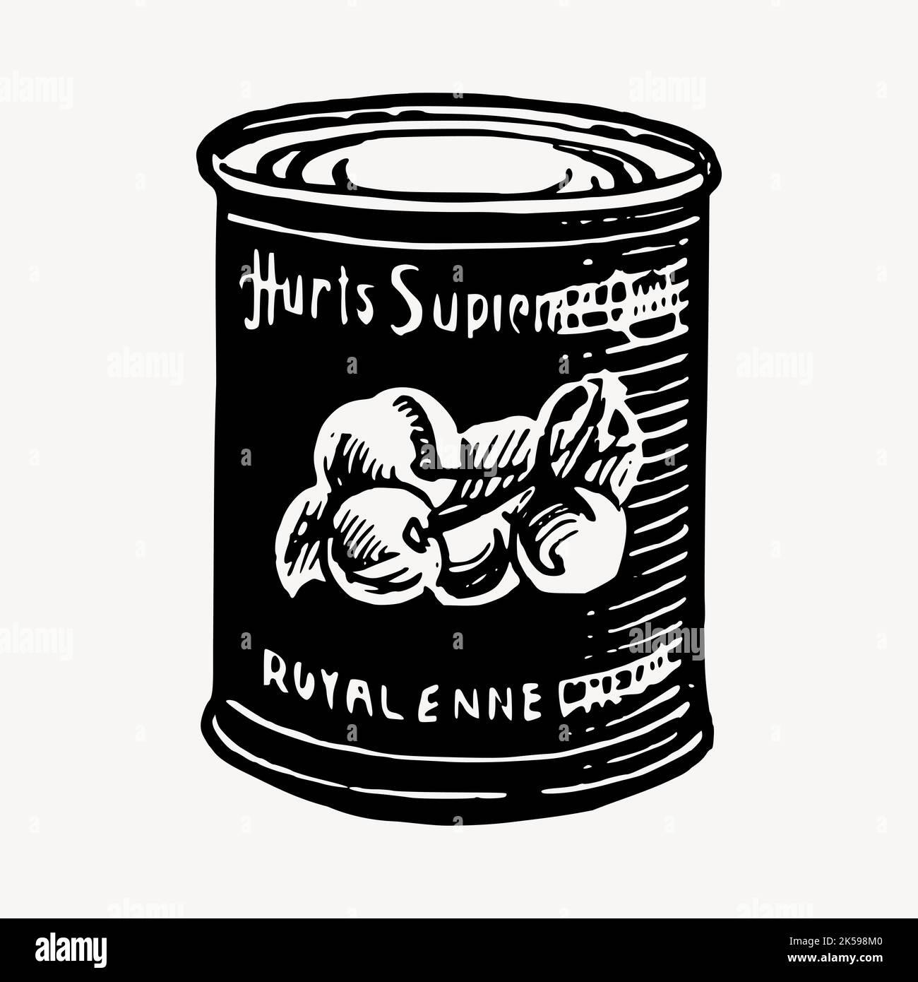 Canned fruit drawing hi-res stock photography and images - Alamy