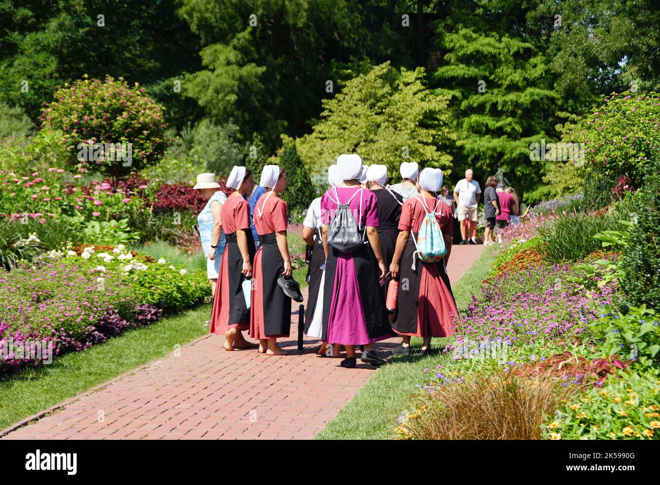 Kenneth Square, Pennsylvania, U.S.A - July 15, 2022 - A group of ...