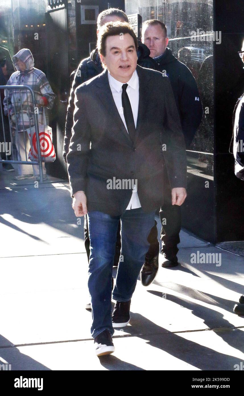 Mike Myers Outside Of `Good Morning America' -PICTURED: Mike Myers ...