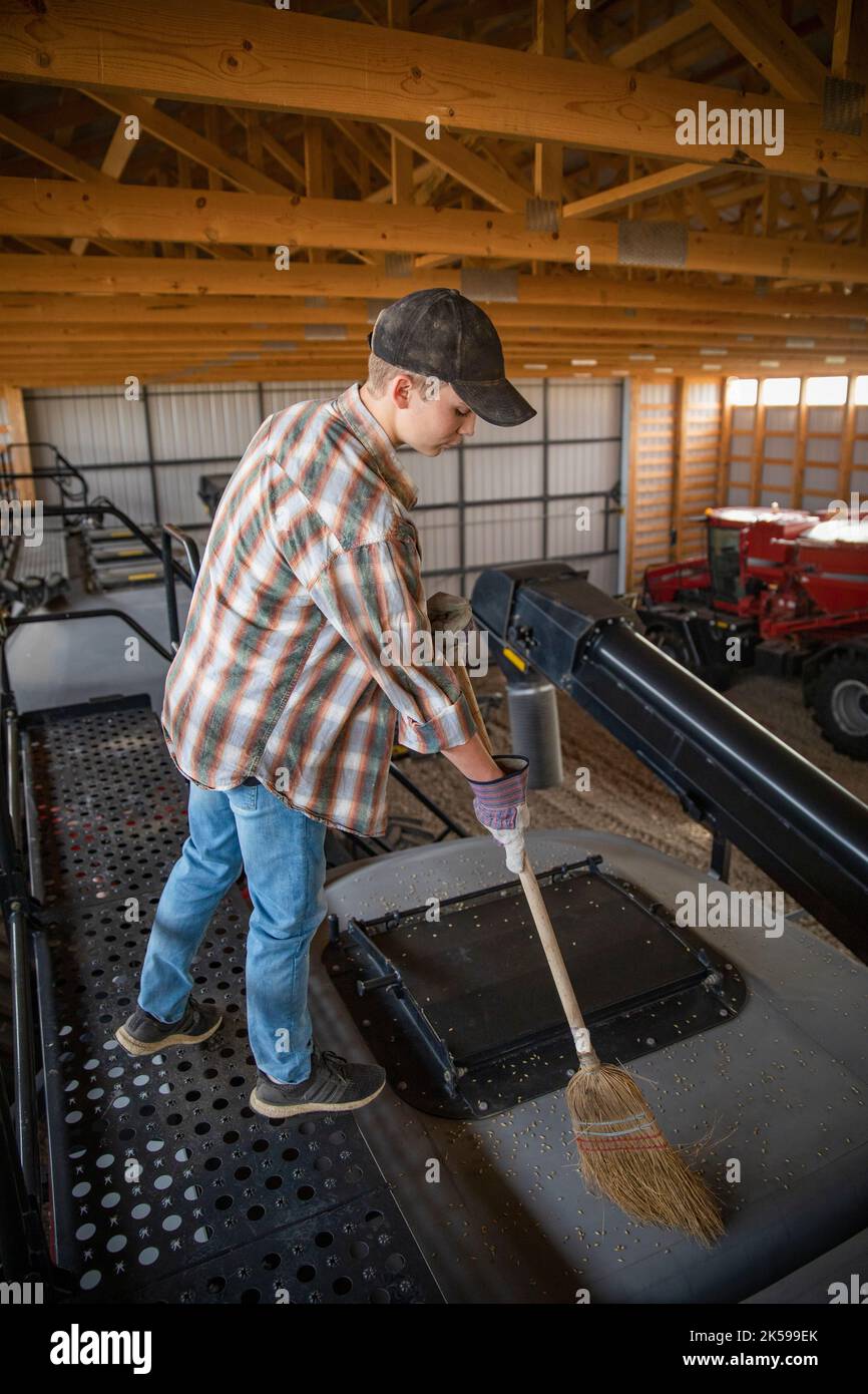 Sweeping a platform hi-res stock photography and images - Alamy