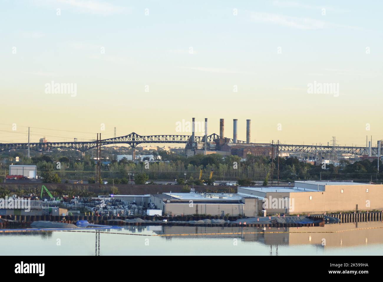 Elizabeth, New Jersey, USA. 6th Oct, 2022. (INT) View of the Port ...