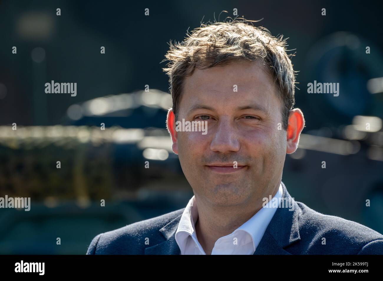 24.08.2022, Germany, Lower Saxony, Munster - Lars Klingbeil, Chairman ...
