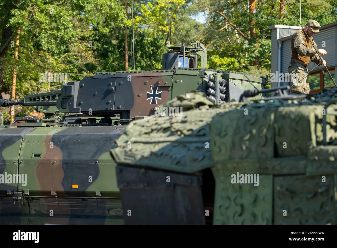 24.08.2022, Germany, Lower Saxony, Munster - Panzerlehrbrigade 9 ...