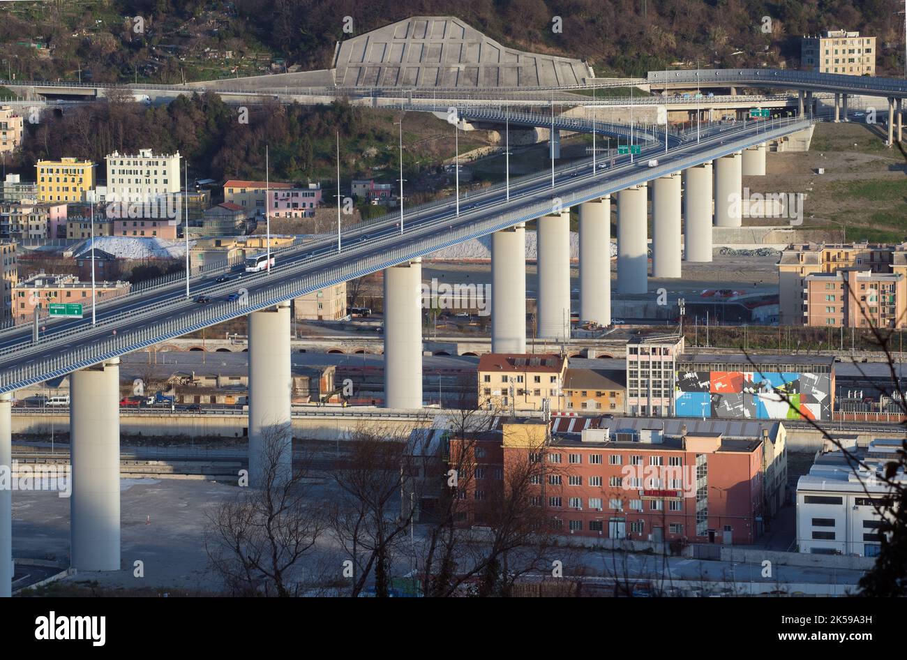 Genoa bridge piano hi-res stock photography and images - Alamy