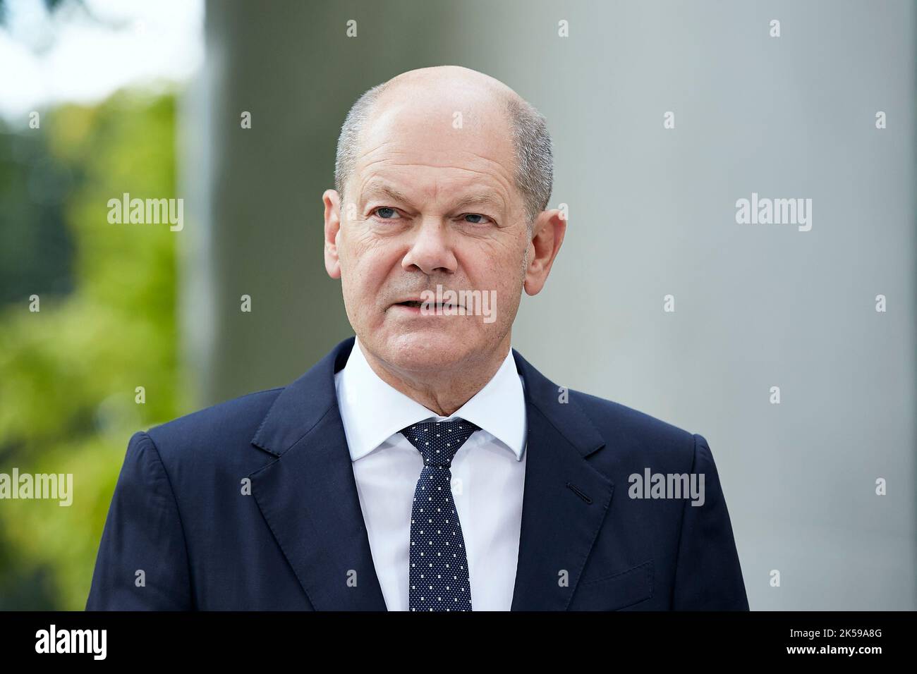 15.09.2022, Germany, Berlin, Berlin - Chancellor Olaf Scholz during the ...