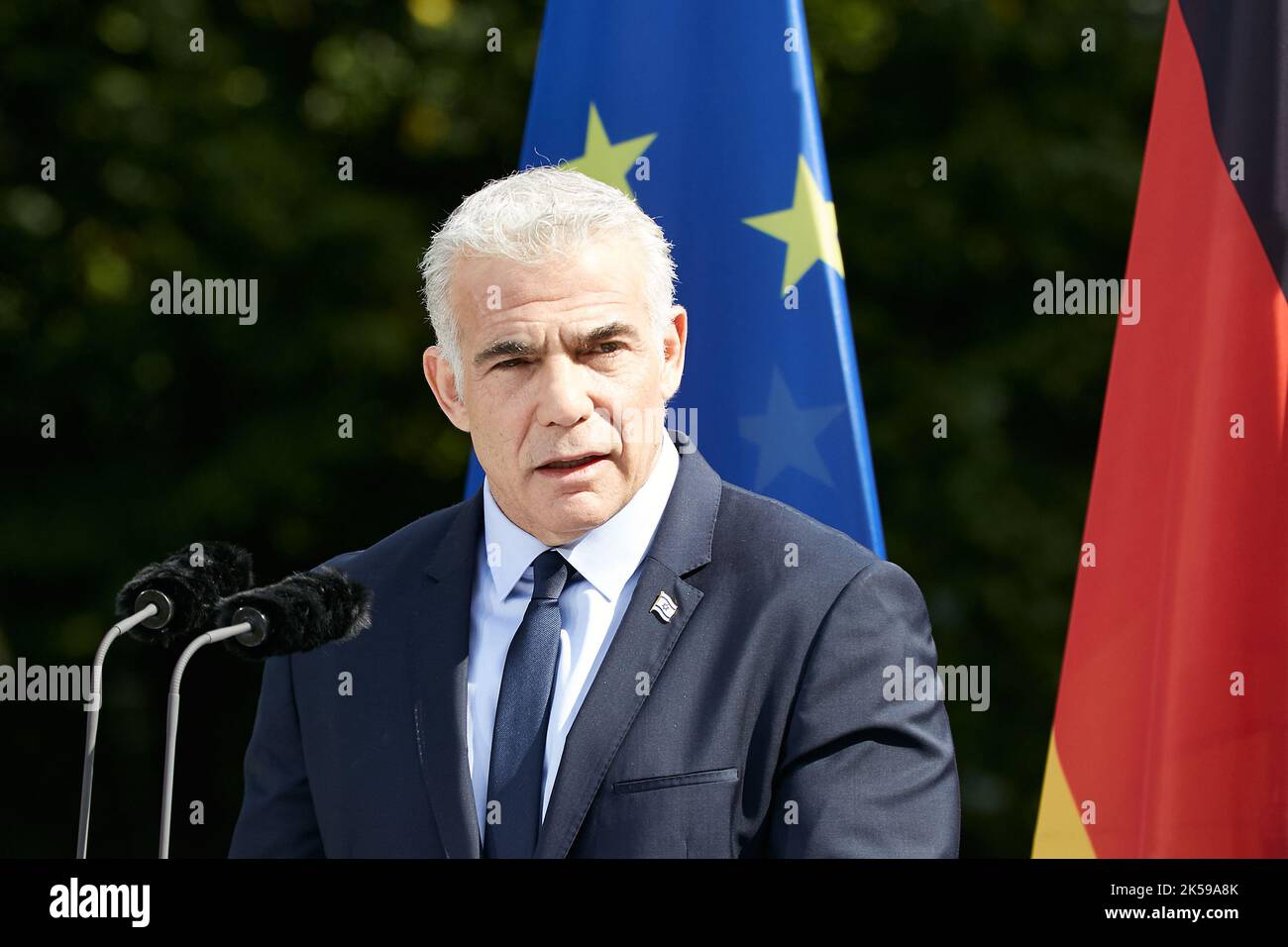 12.09.2022, Germany, Berlin, Berlin - Jair Lapid, Prime Minister and ...