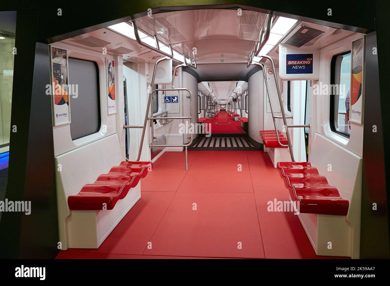 22.09.2022, Germany, Berlin, Berlin - The booth of the Spanish company ...