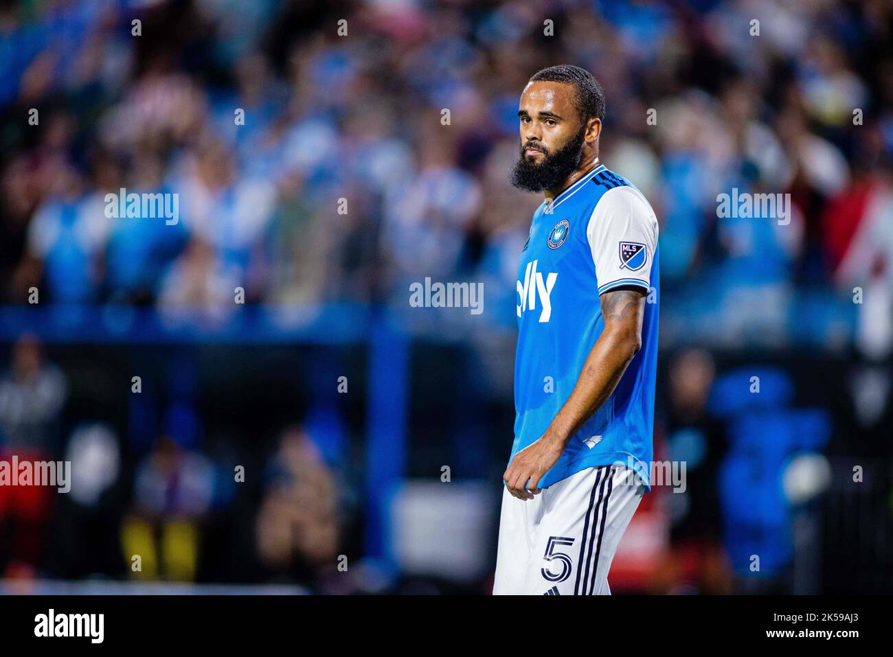 October 5, 2022: Charlotte FC defender Anton Walkes (5) during the ...