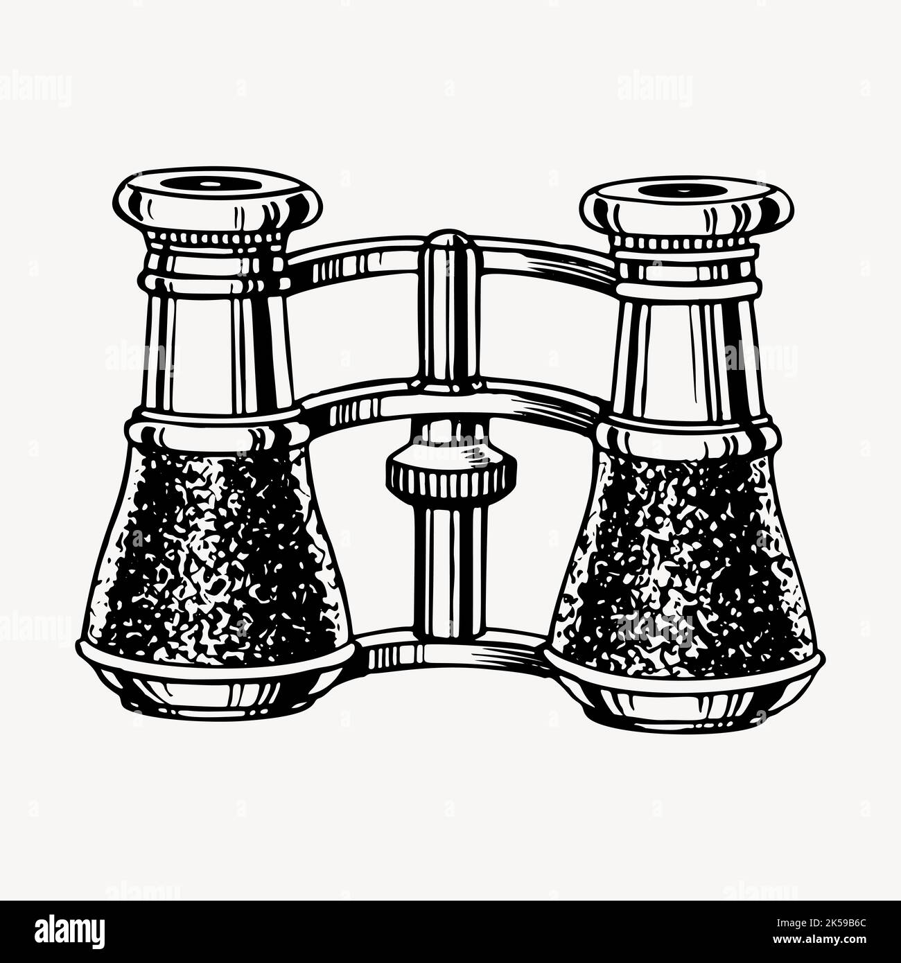 Binoculars drawing hi-res stock photography and images - Alamy