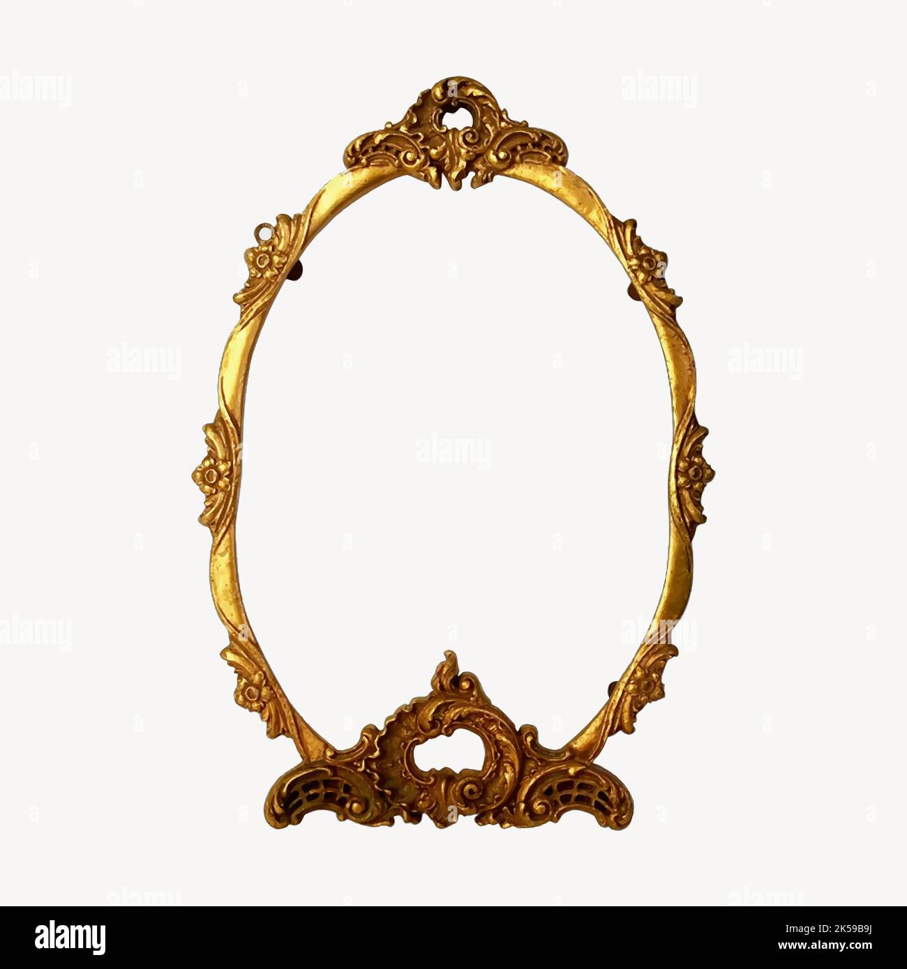 Vintage Mirror Frame Vector
