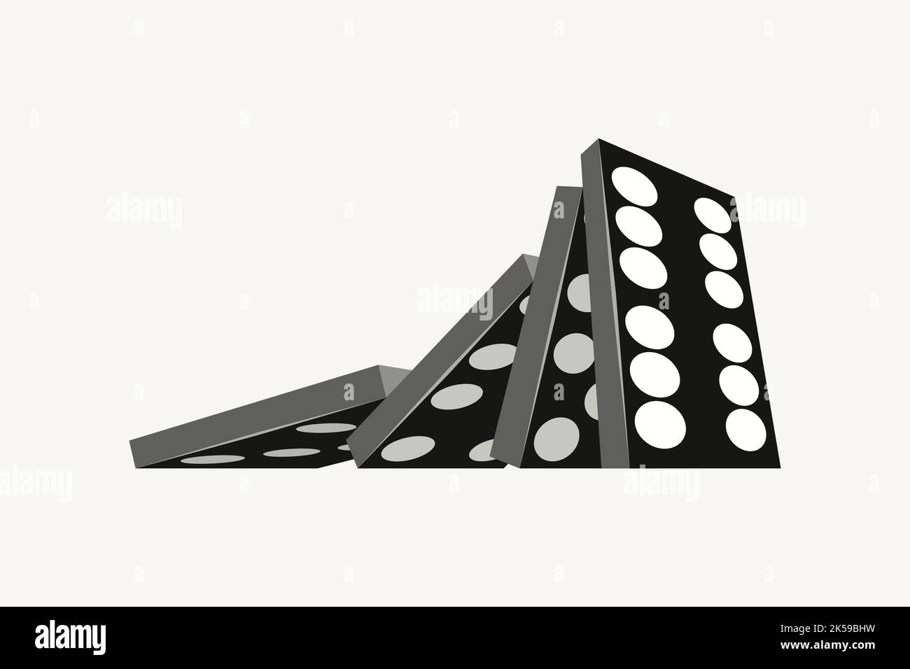 Dominoes sticker hi-res stock photography and images - Alamy