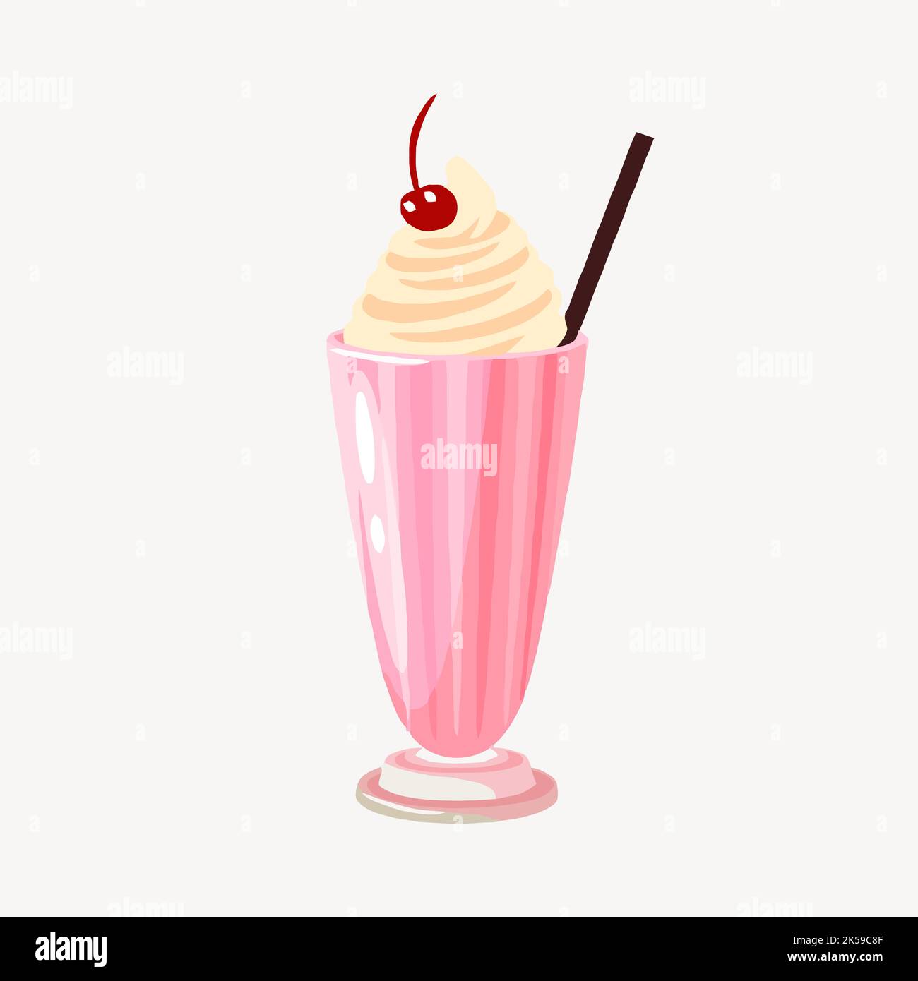 Milkshake sticker hi-res stock photography and images - Alamy