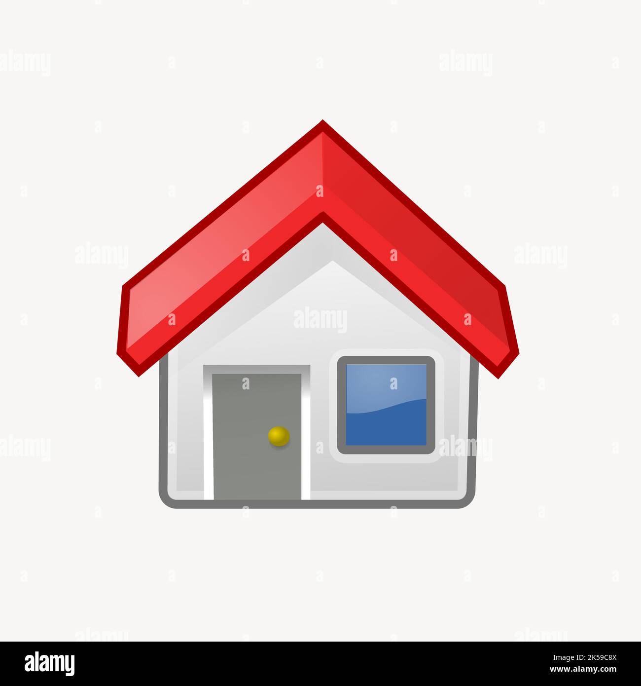 House icon sticker, architecture illustration vector Stock Vector Image ...