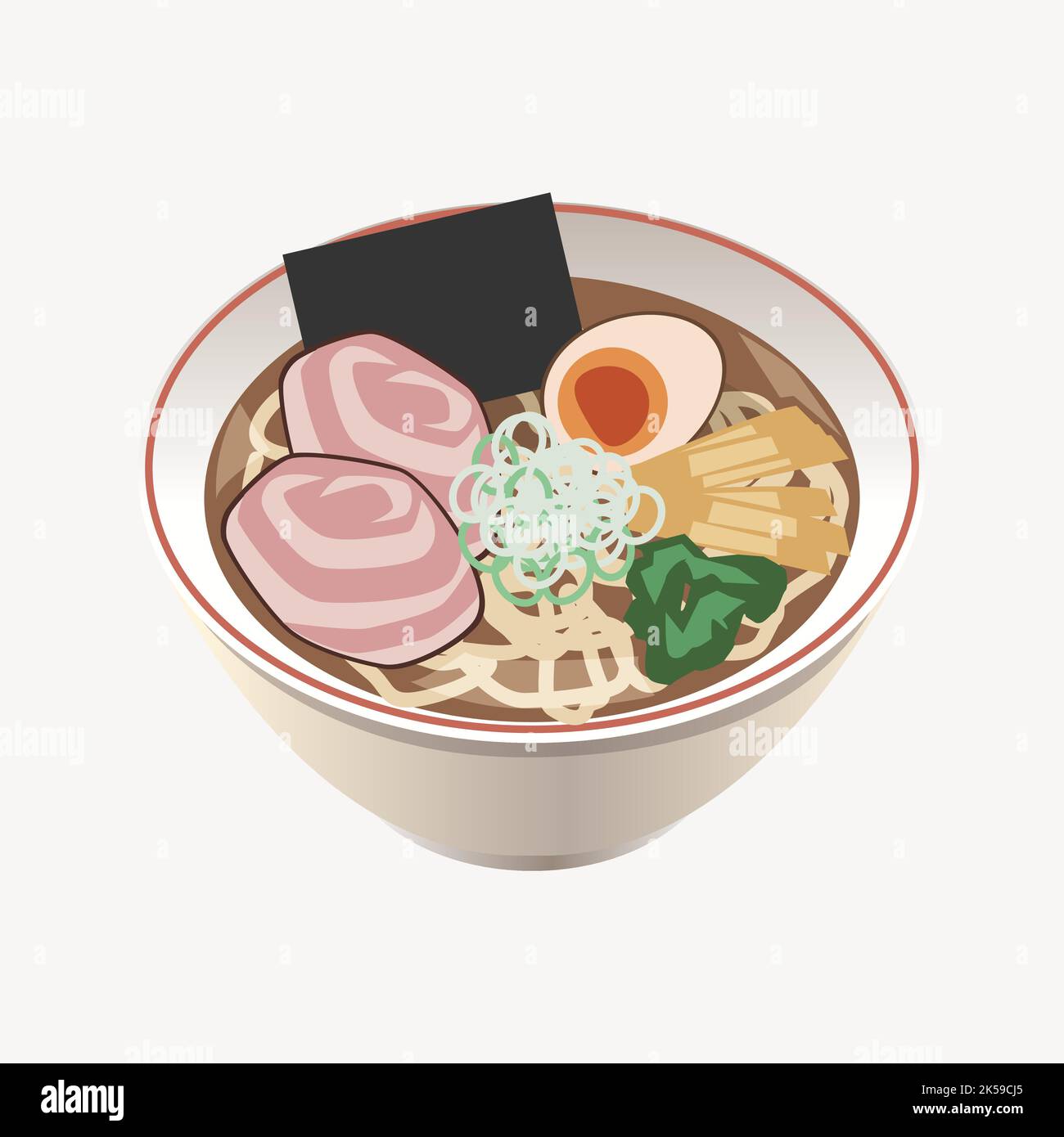 Ramen noodle sticker hi-res stock photography and images - Alamy