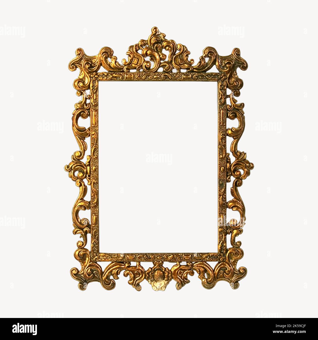 Gold mirror frame hi-res stock photography and images - Alamy