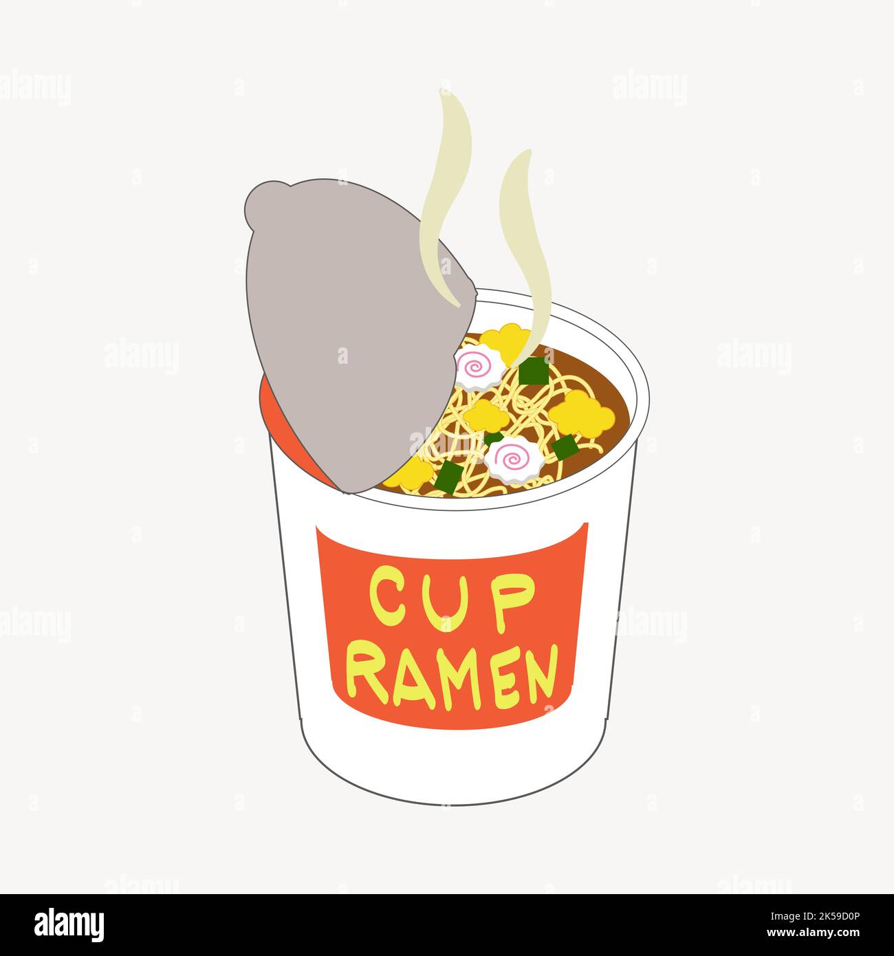 Instant noodle sticker hi-res stock photography and images - Alamy