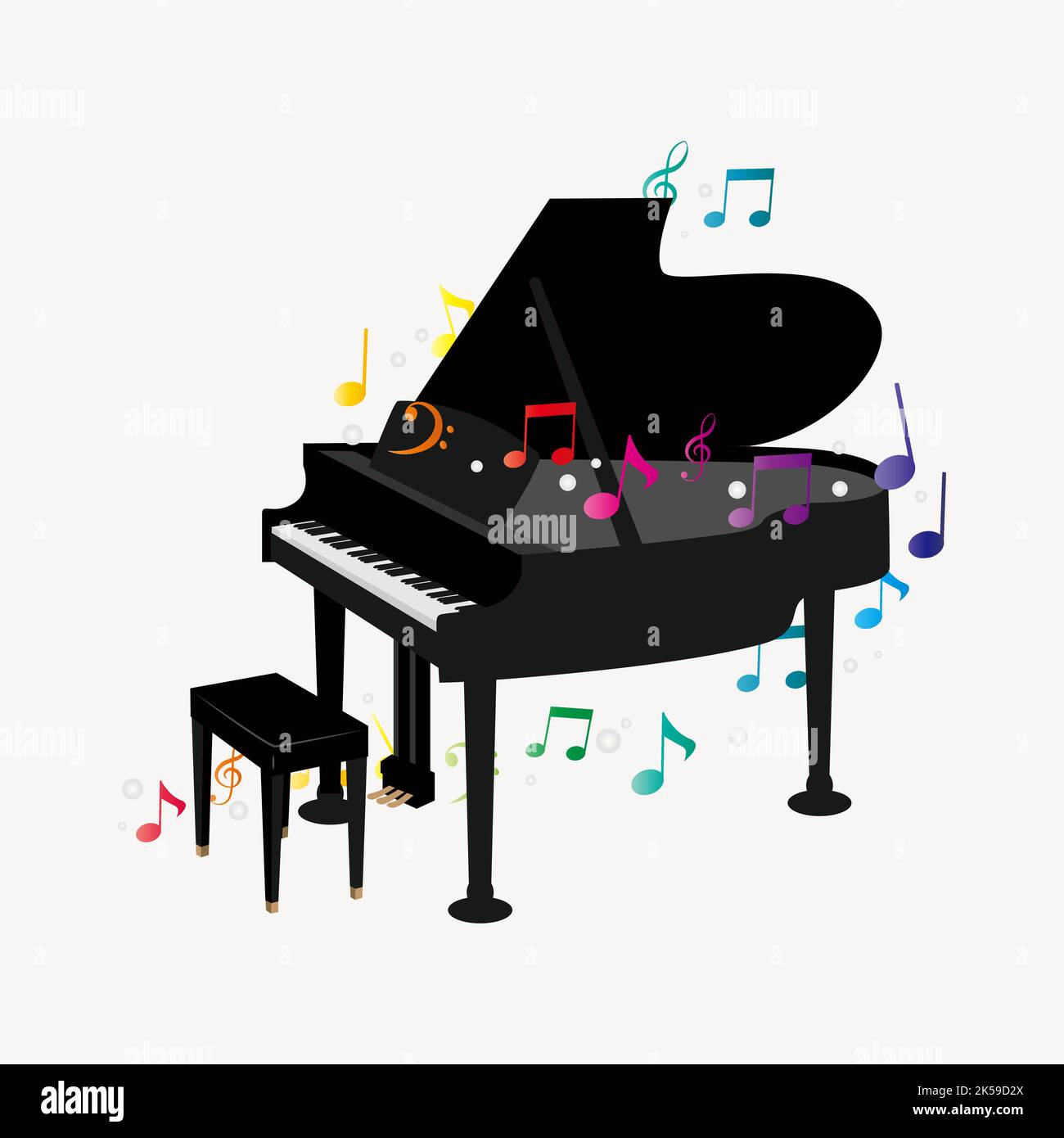 Piano sticker hi-res stock photography and images - Alamy