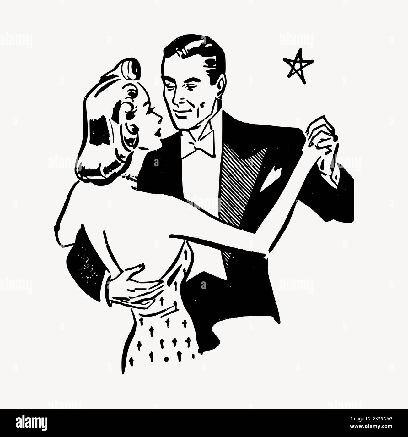 People Slow Dancing Clipart