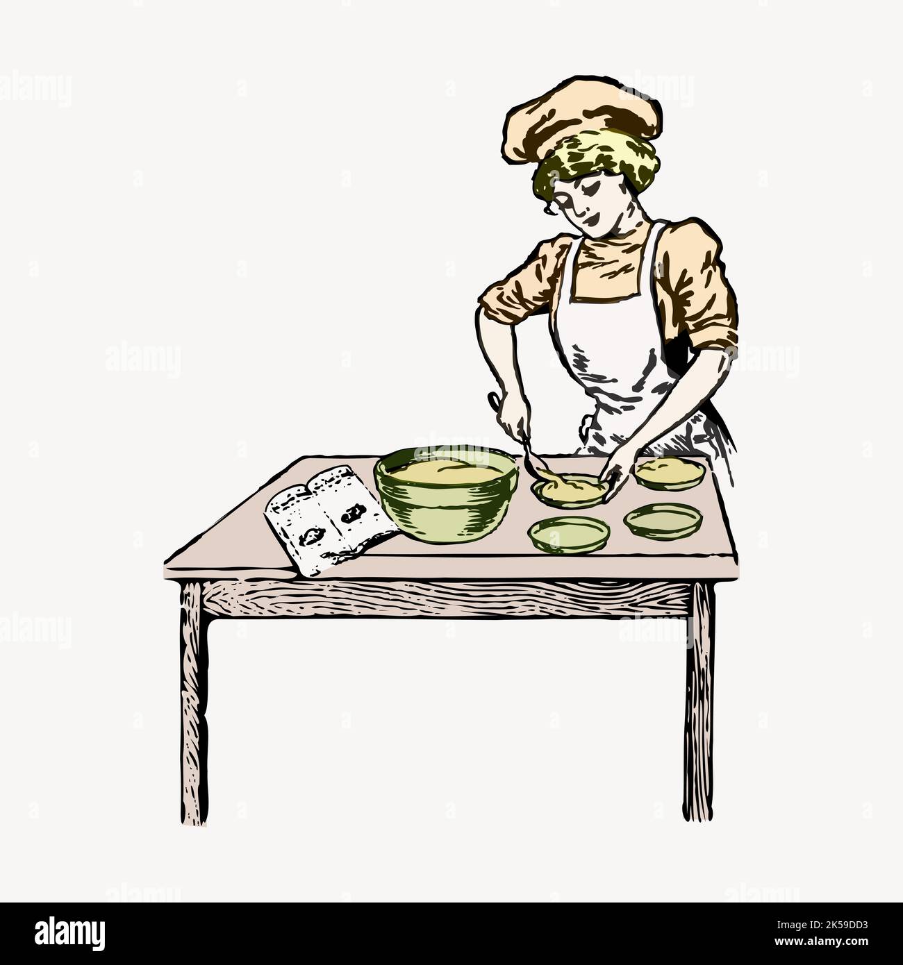Vintage Baking Clipart