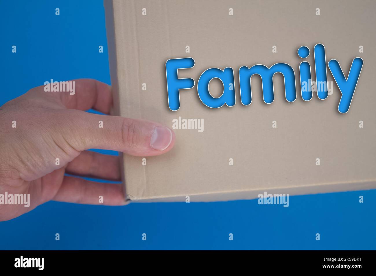 Family word hi-res stock photography and images - Alamy