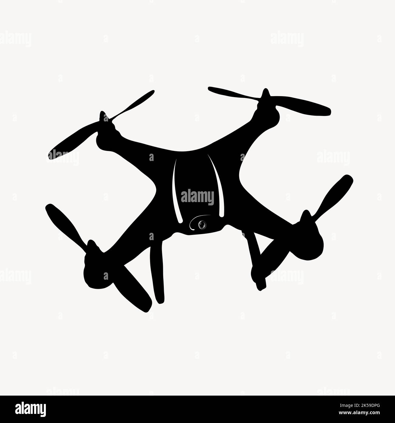 Drone drawing, illustration vector Stock Vector Image & Art - Alamy