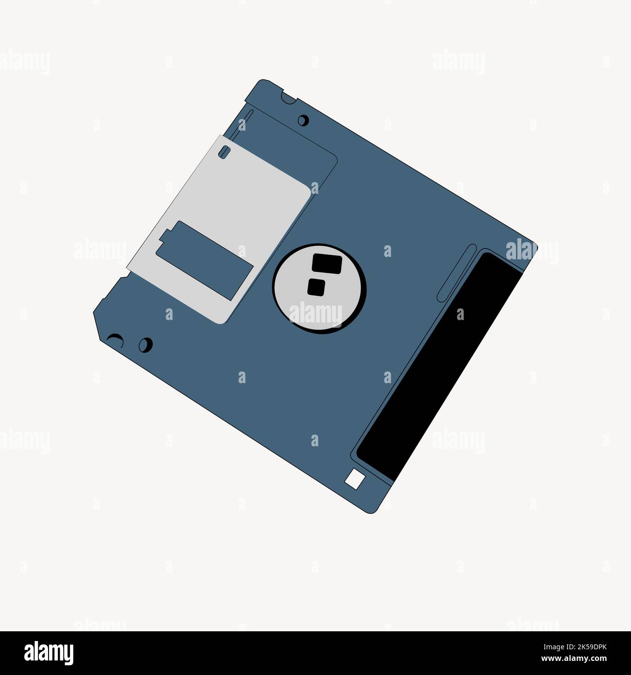 Floppy disc sticker, retro illustration vector Stock Vector Image & Art ...