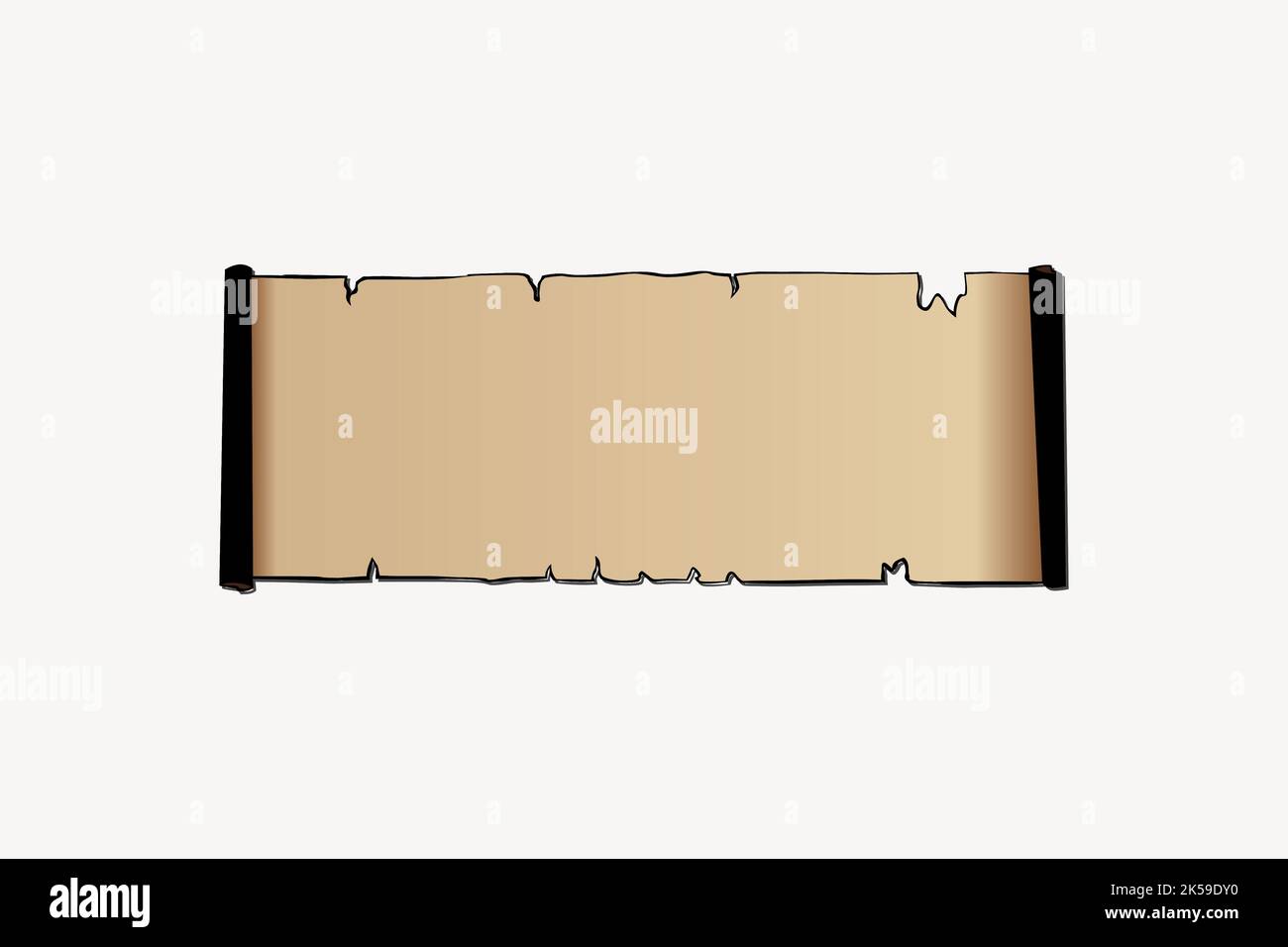 Old paper sticker, stationery illustration vector Stock Vector Image ...