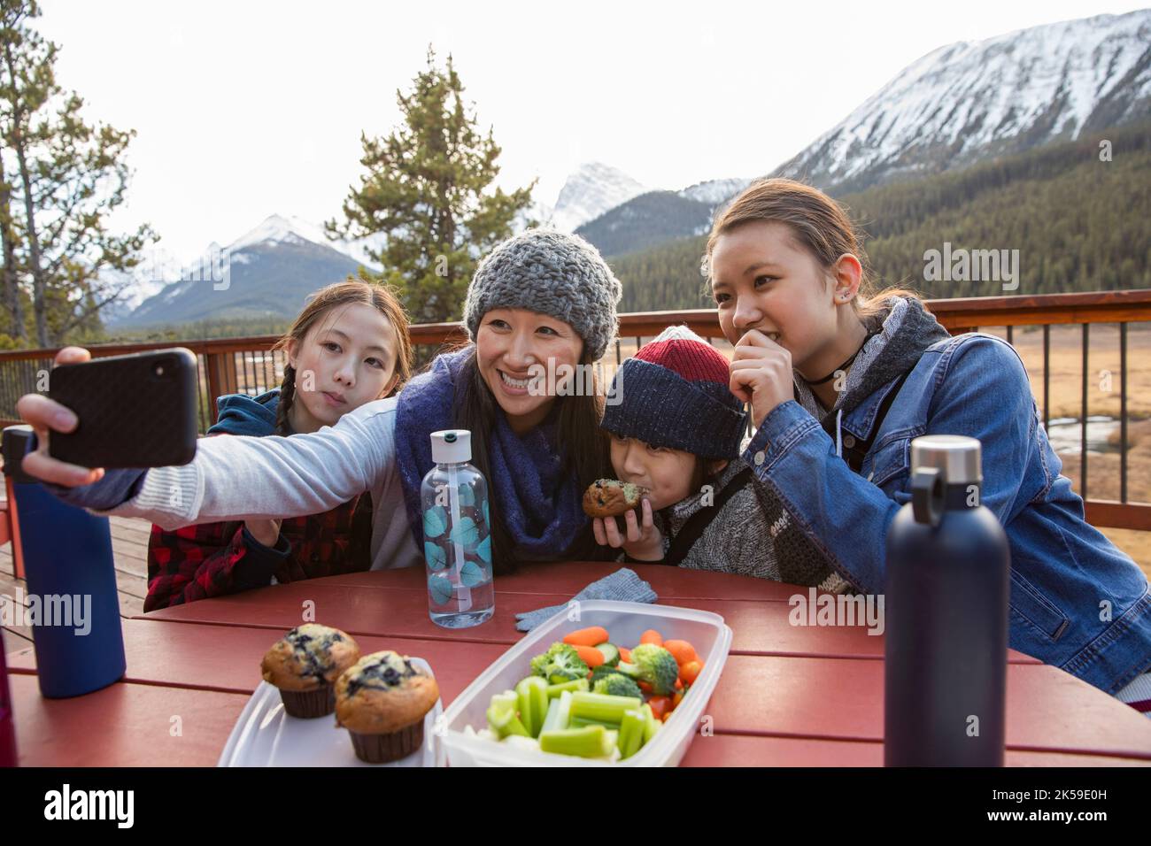 Women arms in air balcony hi-res stock photography and images - Alamy