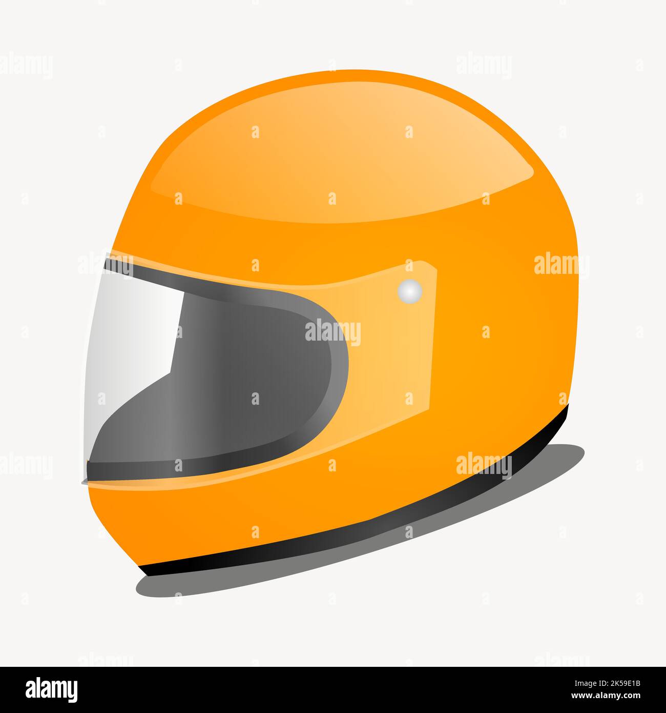 Yellow helmet clipart, object illustration vector Stock Vector Image ...