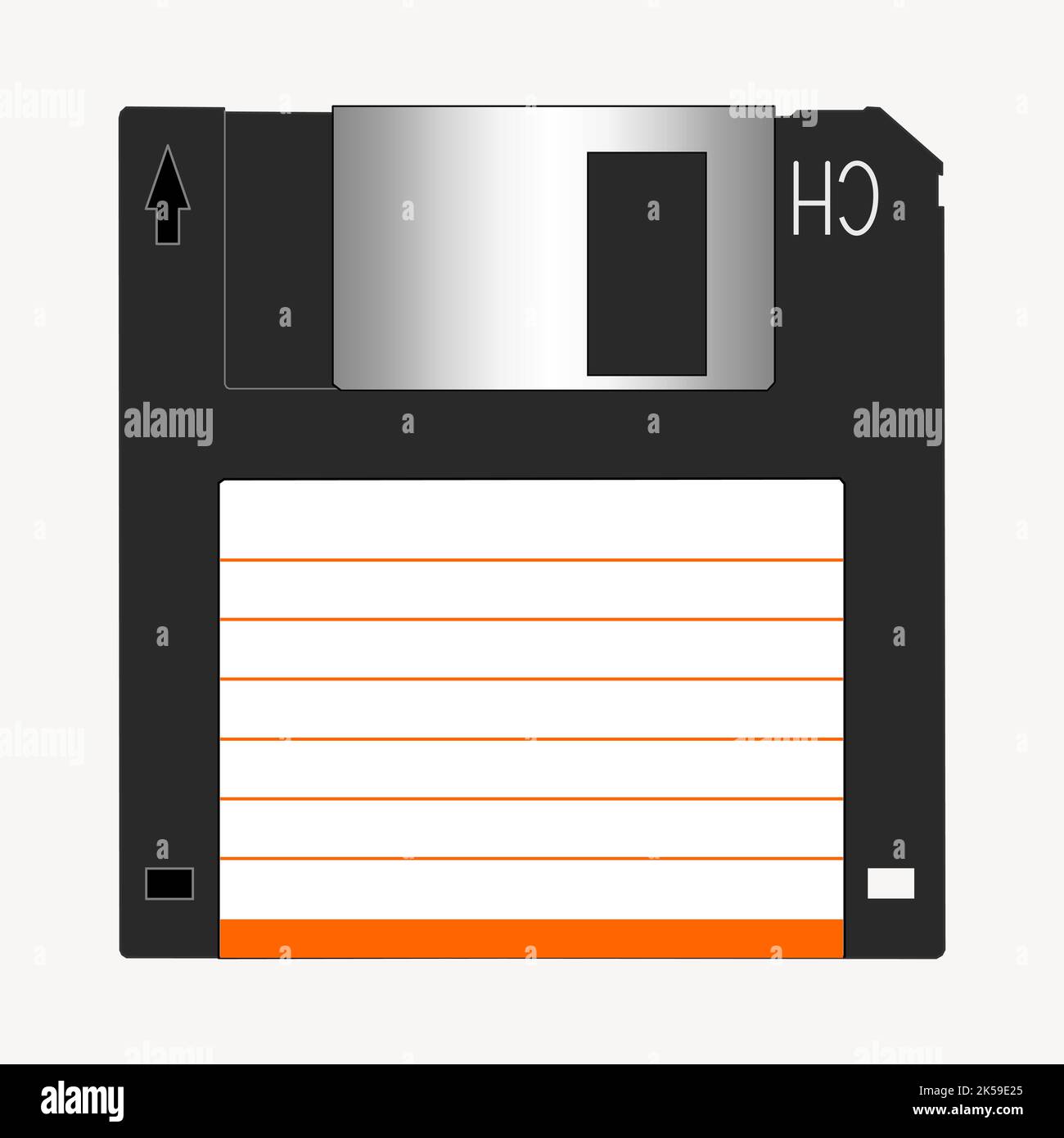 Floppy disk clipart, retro illustration vector Stock Vector Image & Art ...