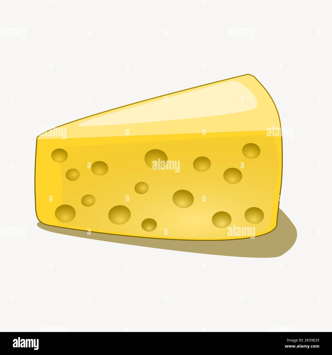 Cheese clipart, food illustration vector Stock Vector Image & Art - Alamy