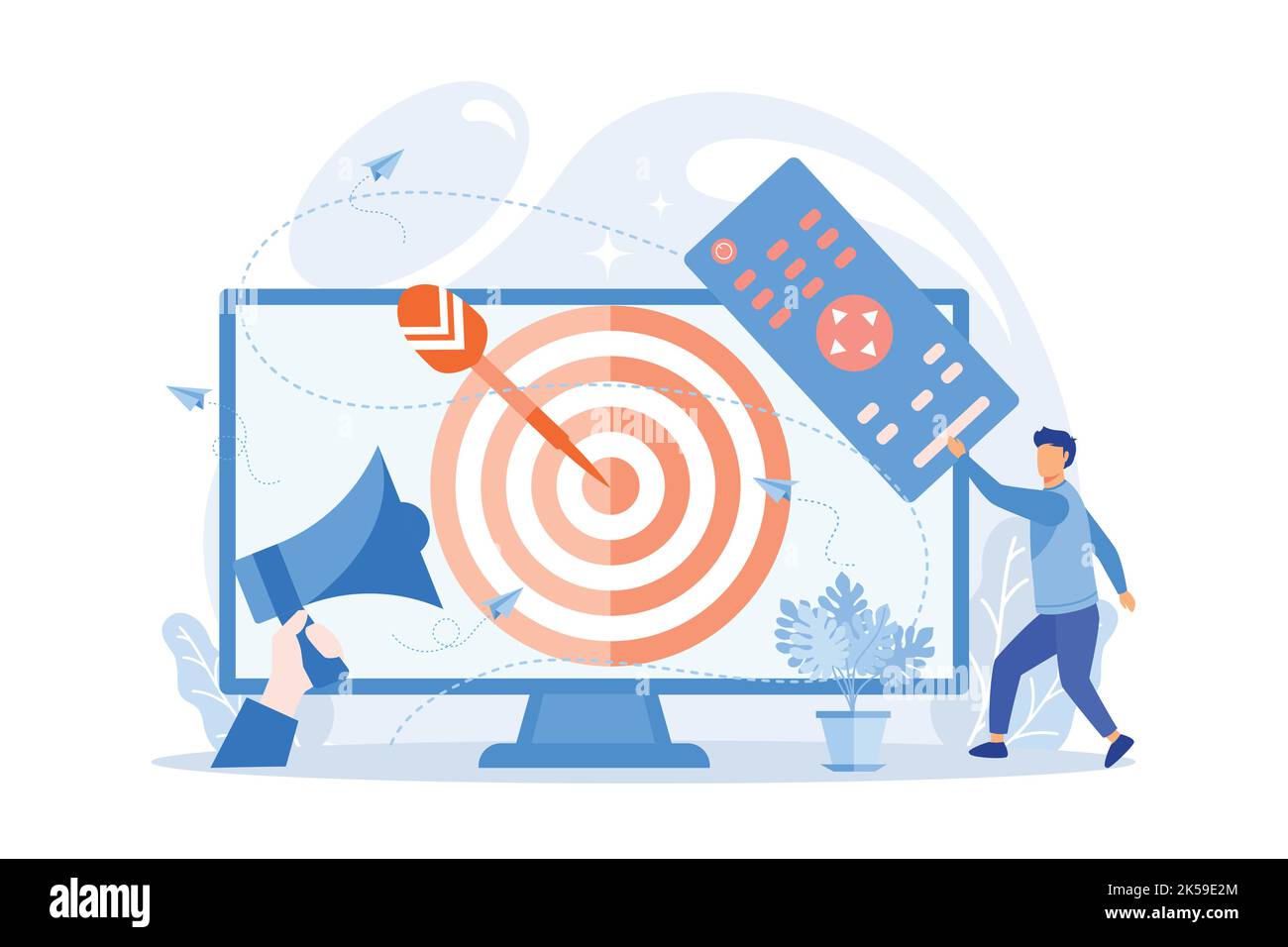 Addressable media Stock Vector Images - Alamy