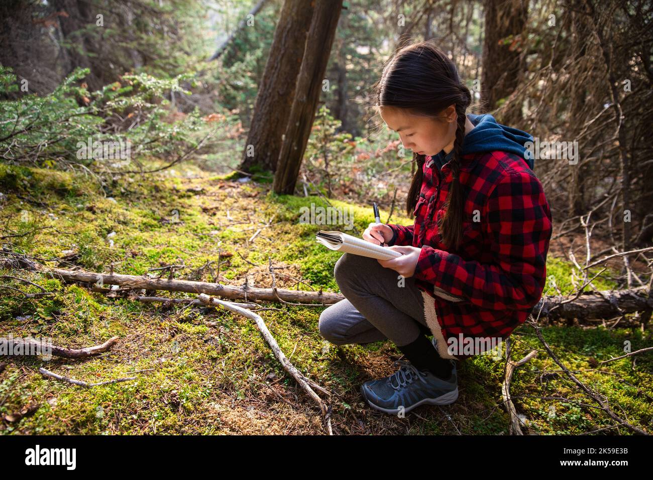 Tween writing in journal hi-res stock photography and images - Alamy