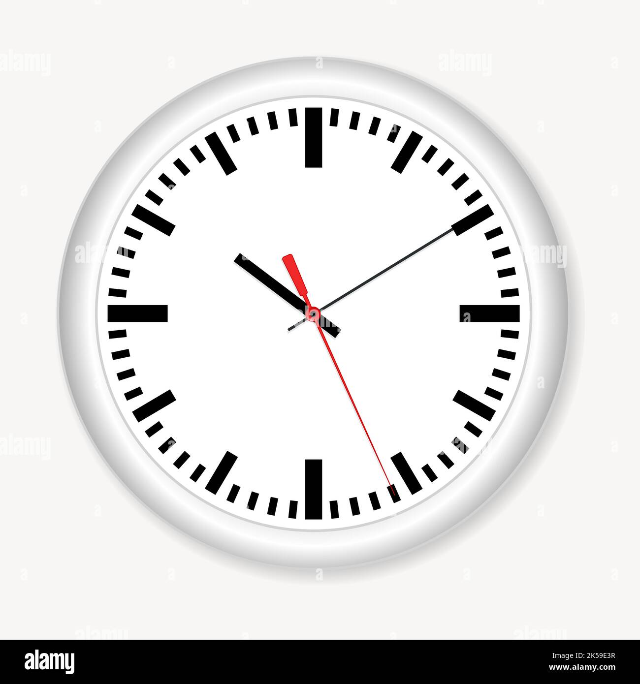 Clock clipart, object illustration vector Stock Vector Image & Art - Alamy