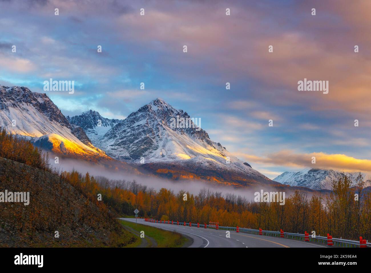 Glenn highway hi-res stock photography and images - Alamy