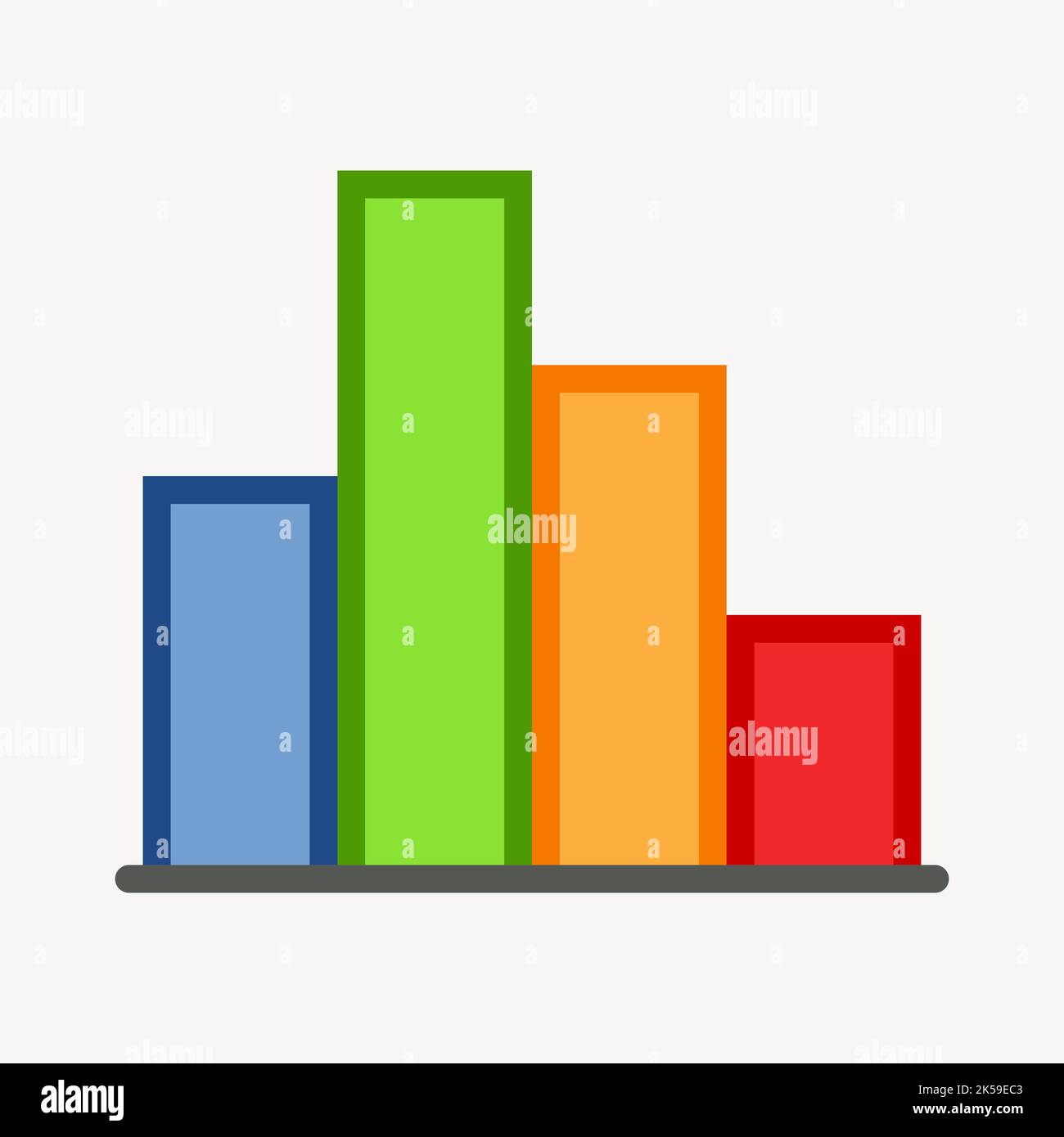 Bar charts clipart, business illustration vector Stock Vector Image ...